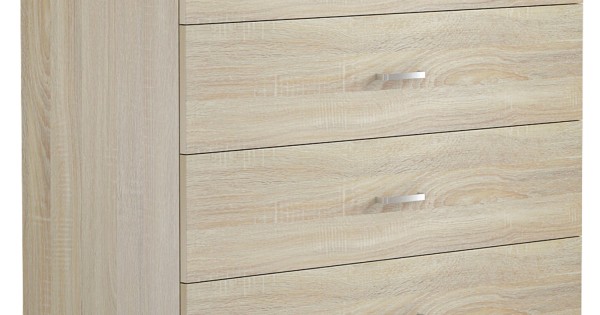 Συρταριερα Μελαμινησ Me 4 Συρταρια Sonoma Hm8996.01 80X40X83Εκ.